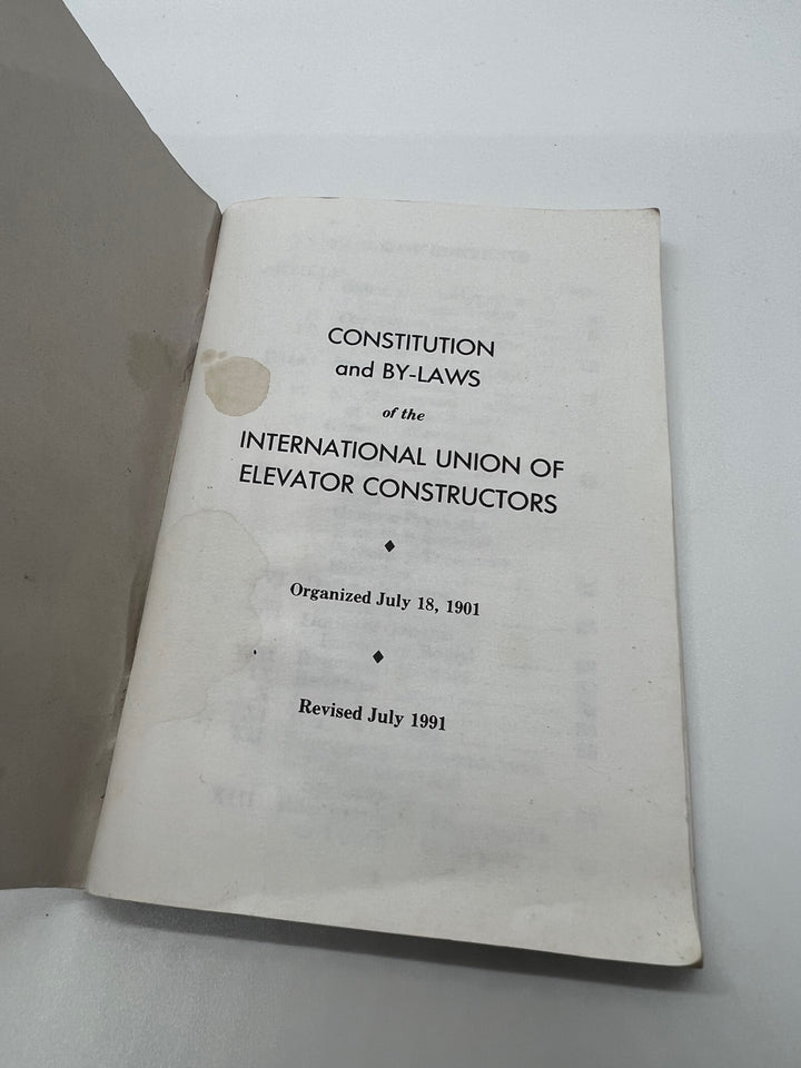 VINTAGE – Elevator Constructors